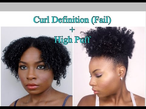 Curl Definition + High Puff Tutorial - YouTube