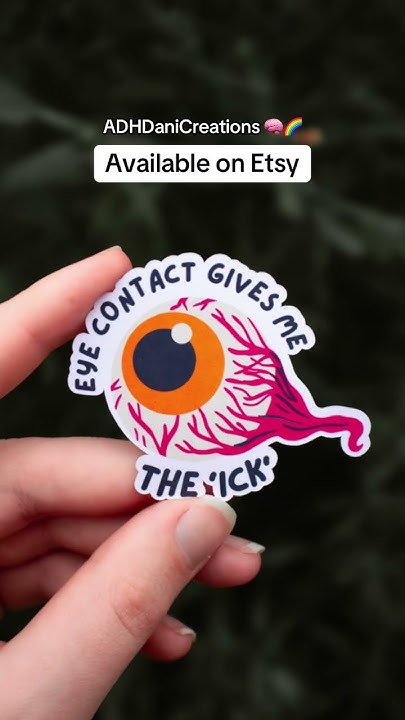 Restocking ADHD Stickers for My Etsy Store 🧠 #stickershop # ...
