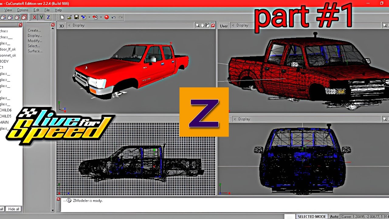 How to make mod for LFS |part 1 #lfsmods #liveforspeed #viralvideos ...