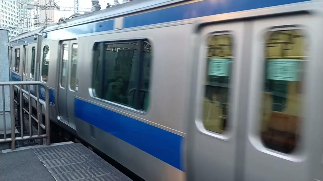 JR東日本E531系0番台水カツK402編成+水カツK455編成東海道線普通品川行き新橋駅(JT02)16時33分到着 - YouTube