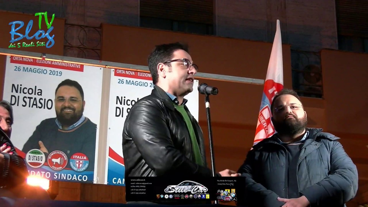 Comizio di Nicola Di Stasio del 22 Maggio 2019 - YouTube