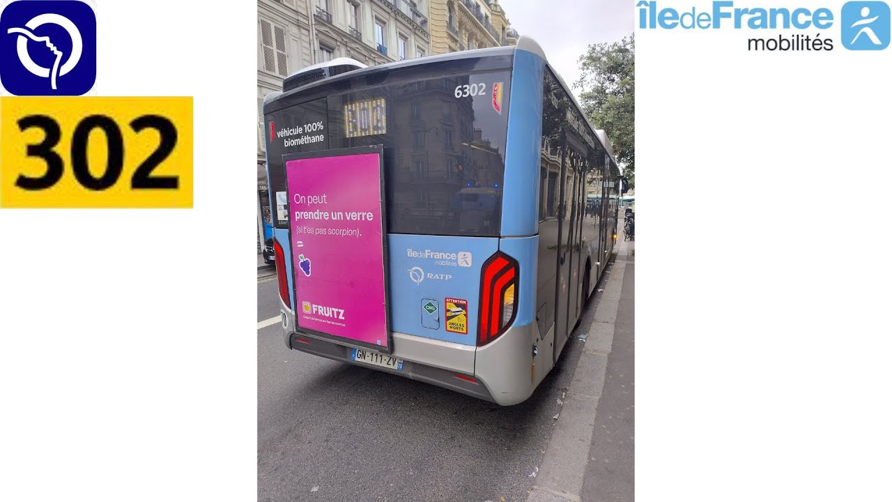 [RATP] Ligne 302 en Lion's City 12G GNV/ Line 302 by Lion's City 12G ...