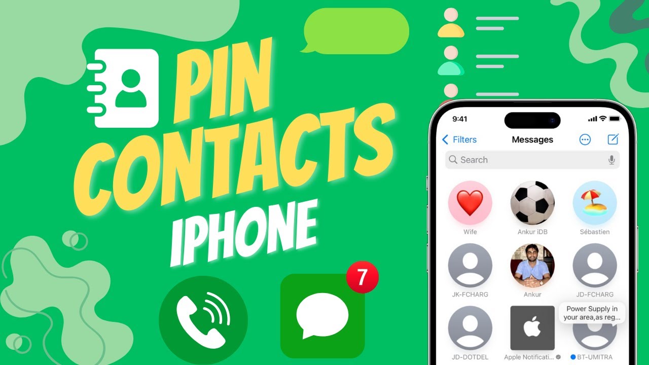 How to Pin Important Contacts on Your iPhone - YouTube
