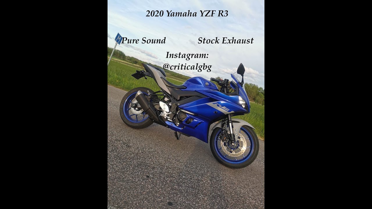 2020 YAMAHA YZF R3 l DRIVING IN THE NATURE AND HIGHWAY l PURE SOUND l ...