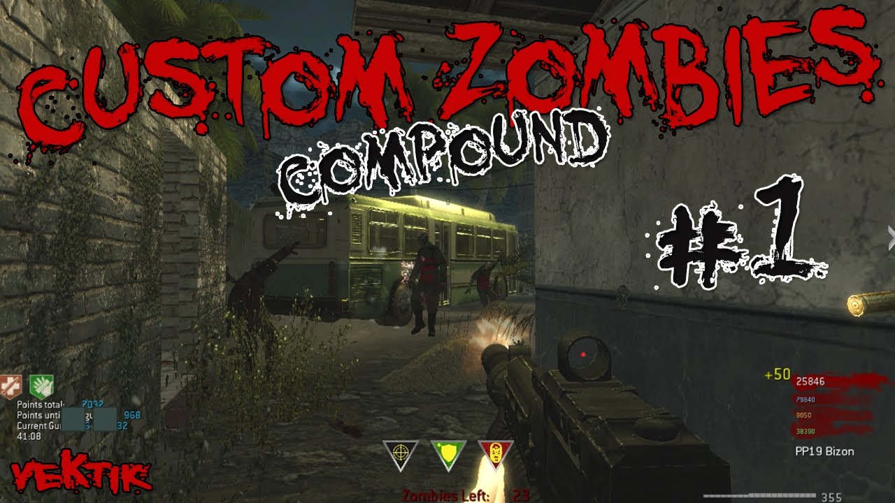 Custom Zombies | Gun Game "Compound" Koop #1 (German) [HD] - YouTube