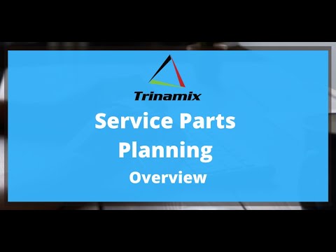 Service Parts Planning Overview - YouTube
