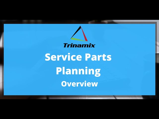 Service Parts Planning Software | Reviewmotors.co