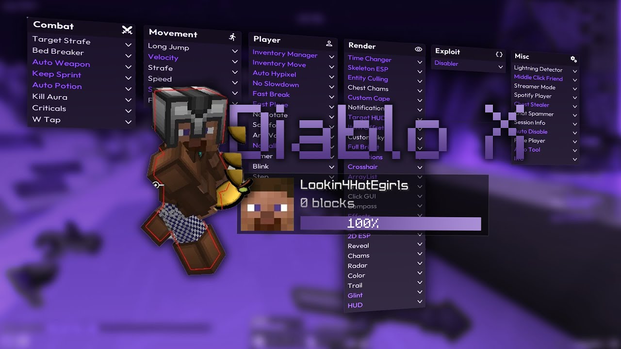 BEST HYPIXEL Client?! | Diablo X review - YouTube