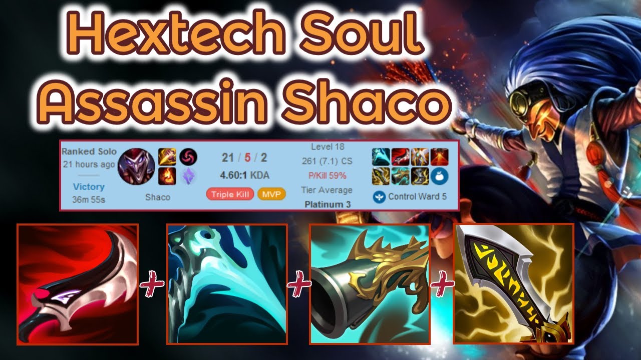 Hextech Soul Lethality Crit Shaco Jungle - S12 [League of Legends] Full ...
