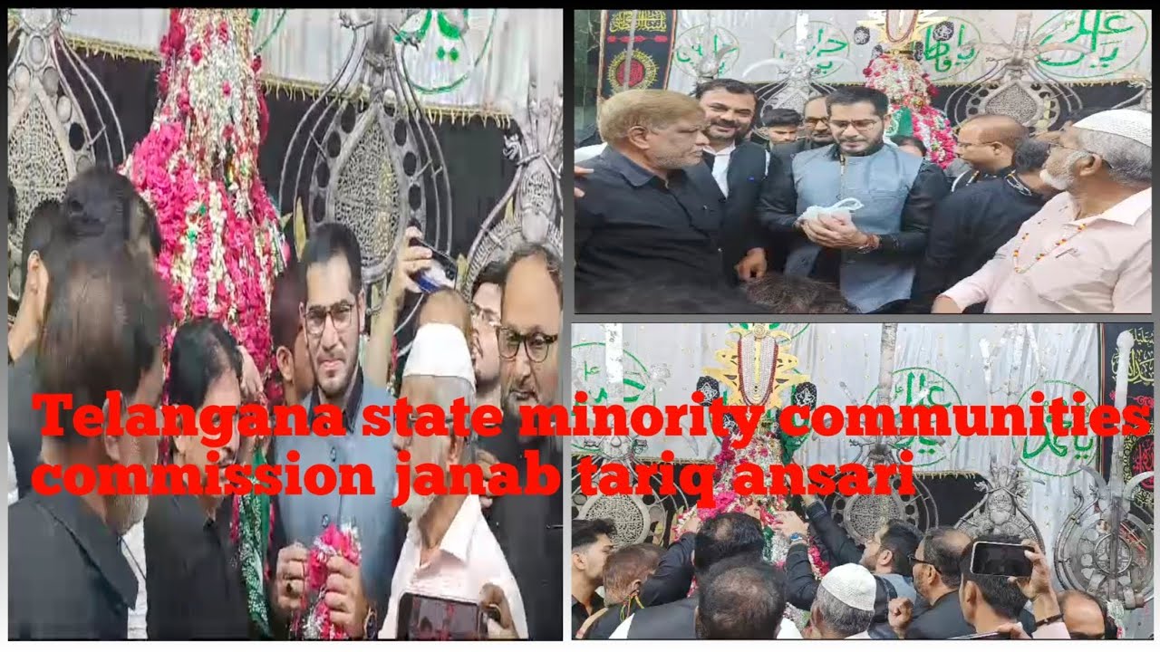 Telangana state minority communities commission janab tariq ansari ne ...