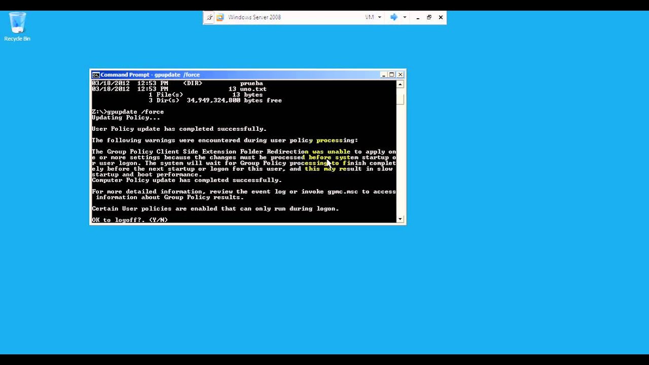 40 Redireccion de carpetas - YouTube