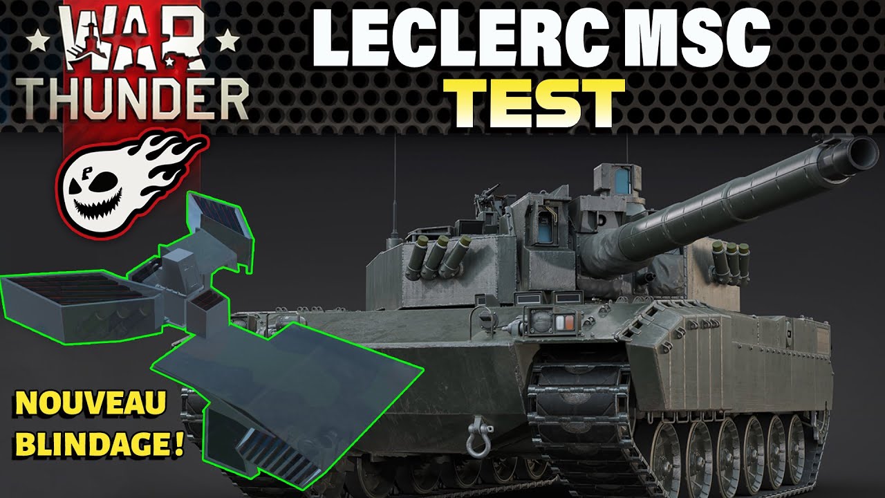 Leclerc MSC - Le char Leclerc Prototype avec un minimum de blindage ...