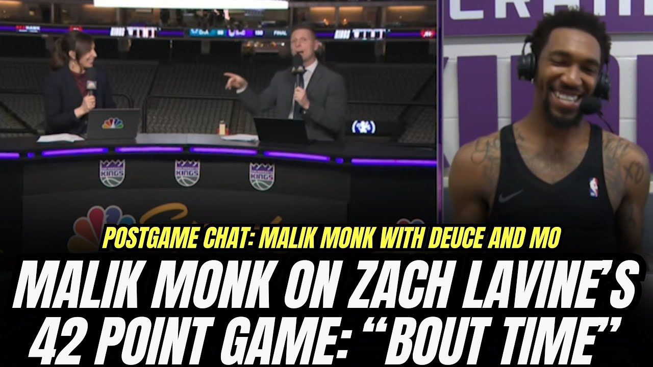 Malik Monk on Zach LaVine’s 42-Point Game: “Bout Time!” - YouTube