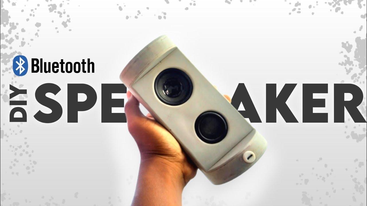 How to make bluetooth speaker using recycled pvc pipe - YouTube