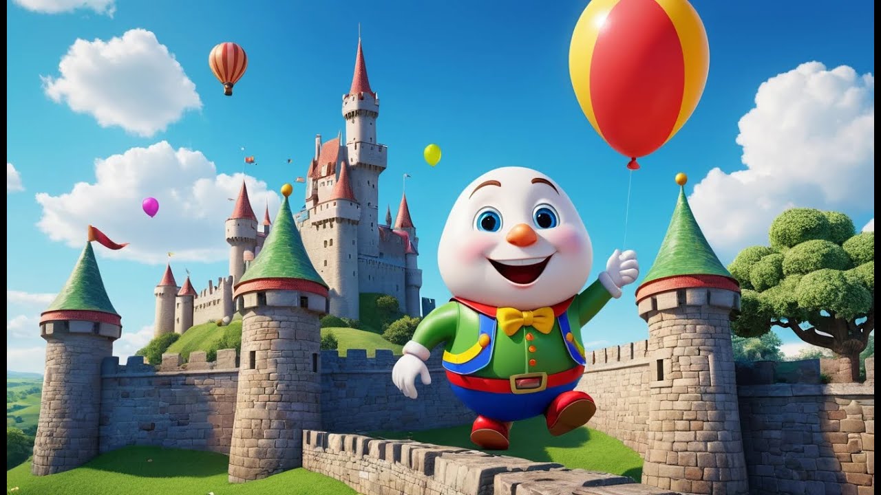 Humpty Dumpty’s Big Balloon | Fun Nursery Rhyme Adventure for Kids ...