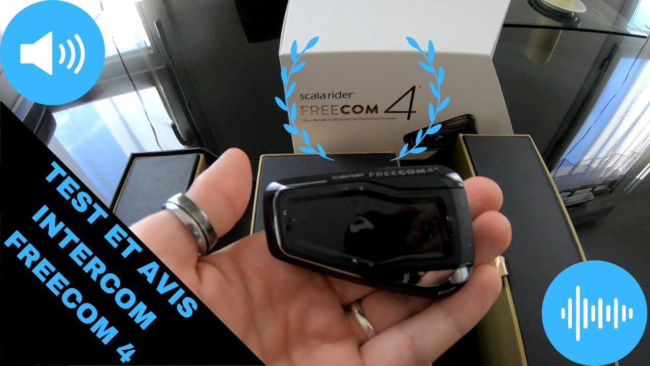 TEST, UNBOXING ET AVIS INTERCOM FREECOM4 - YouTube