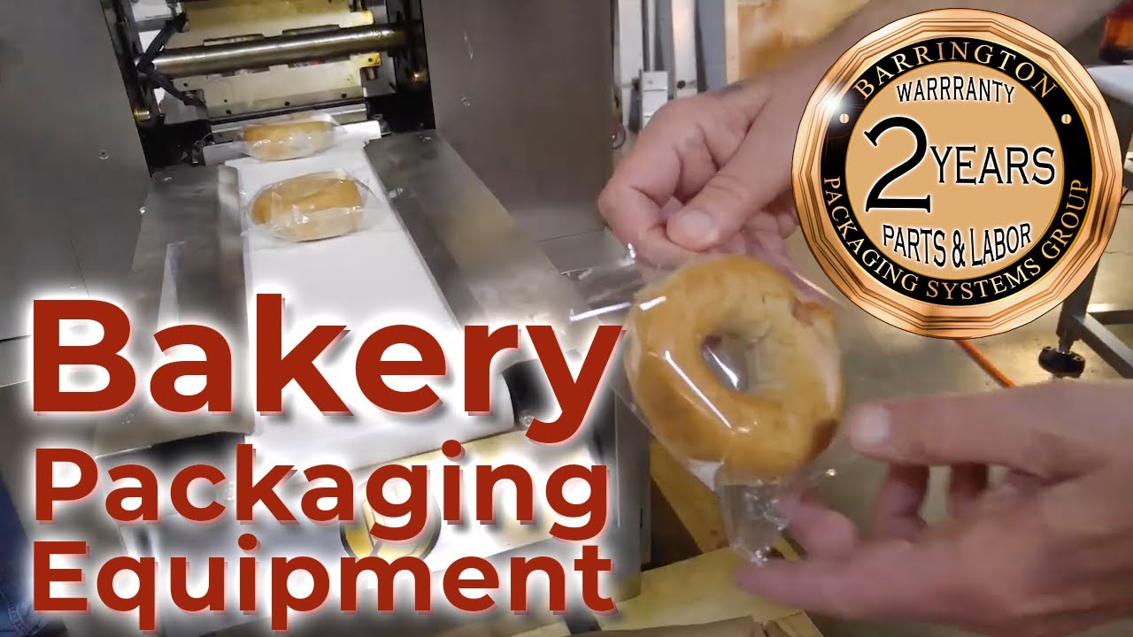 Barrington Bakery Flow Wrapper Packaging Equipment - YouTube