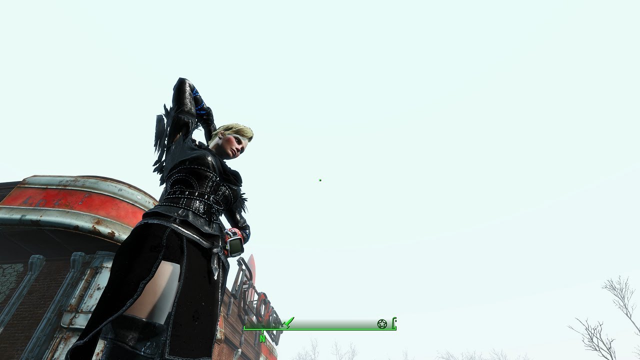 Fallout 4 Mod Review Yennefer's Outfit - CBBE Curvy - YouTube