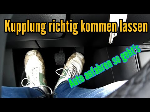 Auto anfahren lernen Kupplung kommen lassen Anfahren kuppeln mit ...
