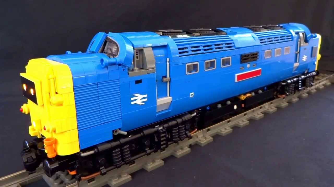 LEGO Class55 Deltic DCC - YouTube