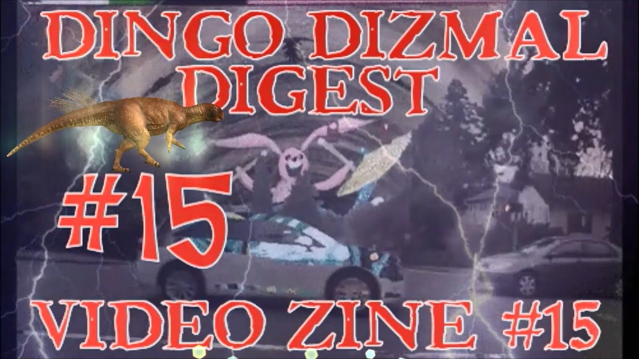 Dizmal Digest video zine #15 (eating a lightbulb at open mic) - YouTube