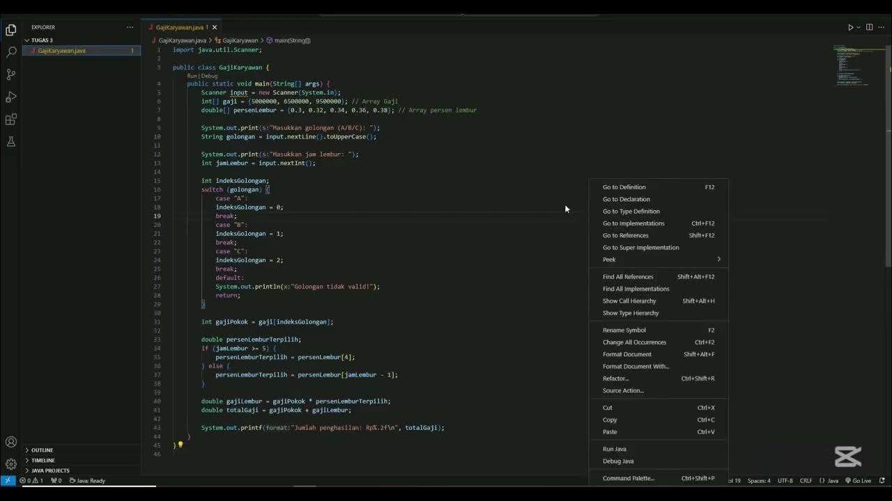 Tugas 3 - Algoritma dan Pemrograman - YouTube