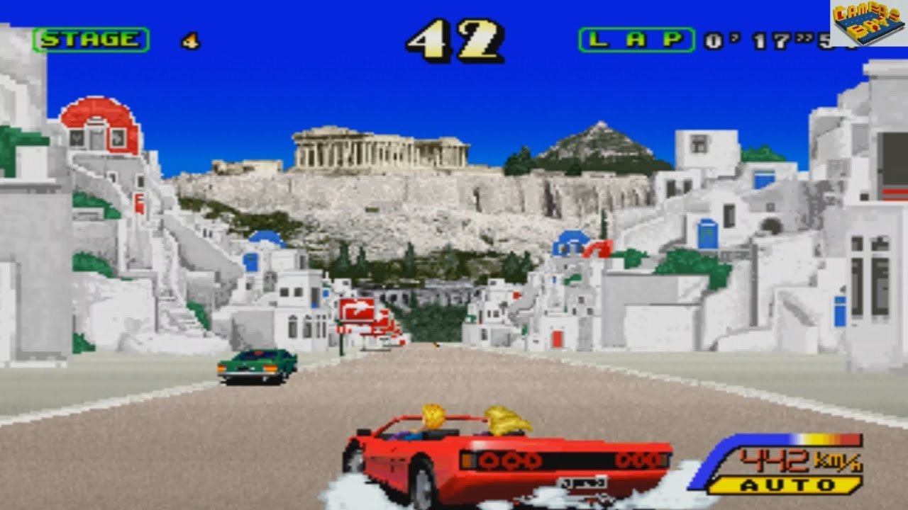OutRunners Arcade - Ferrari 512 (Speed Buster) - YouTube