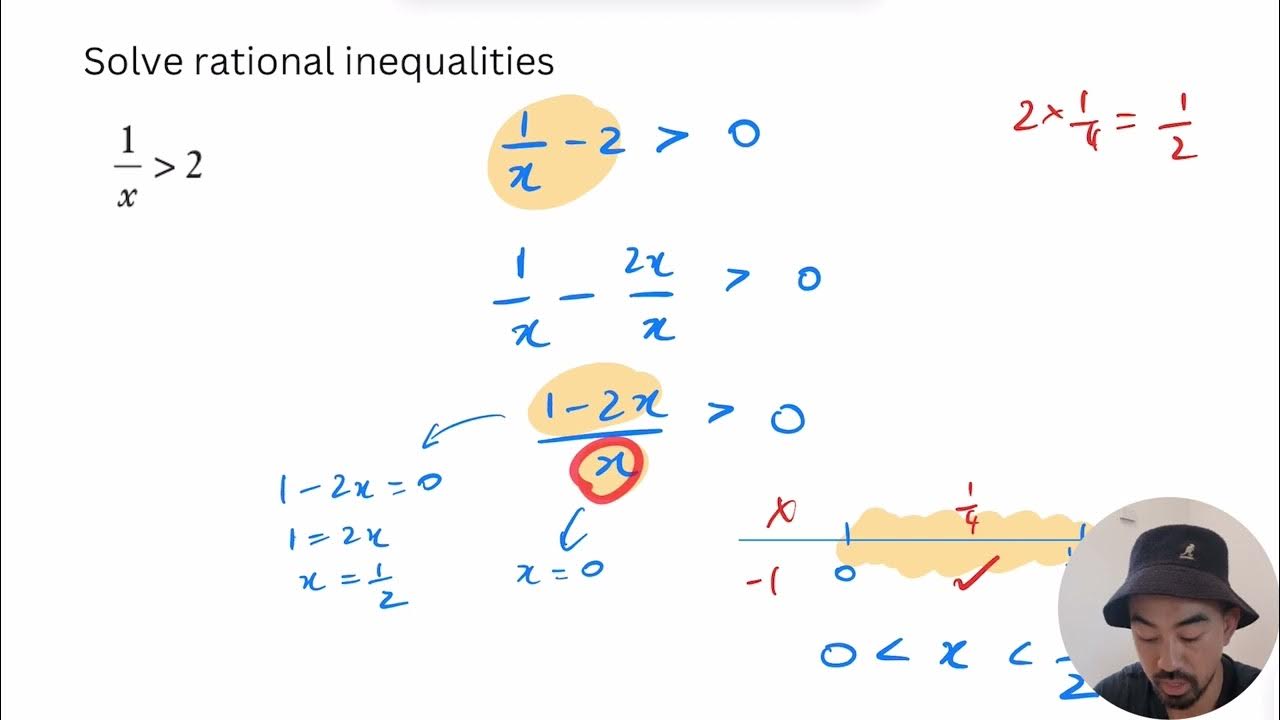 How To Solve Rational Inequalities - YouTube