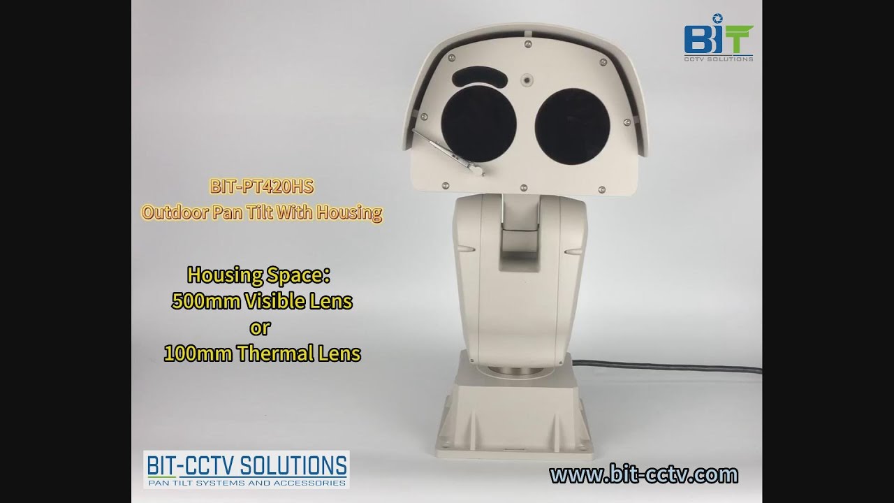BIT-PT420 Pan Tilt Unit/Positioner with Housing - YouTube