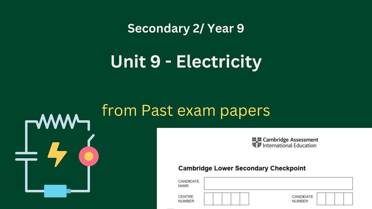from Exam papers Unit 9| Electricity part 1| Cambridge Lower Sec 2 ...