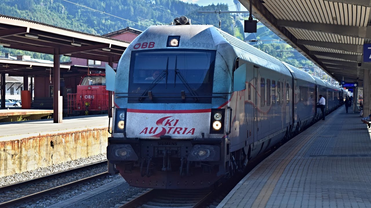 ÖBB Ski Austria railjet - Innsbruck Hbf - YouTube