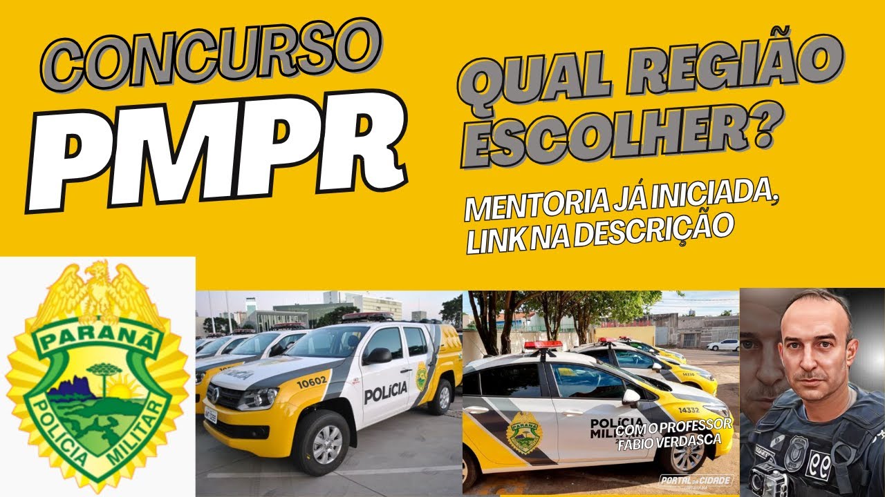 Concurso PMPR 2025 qual REGIÃO escolher? #concursopolicial # ...