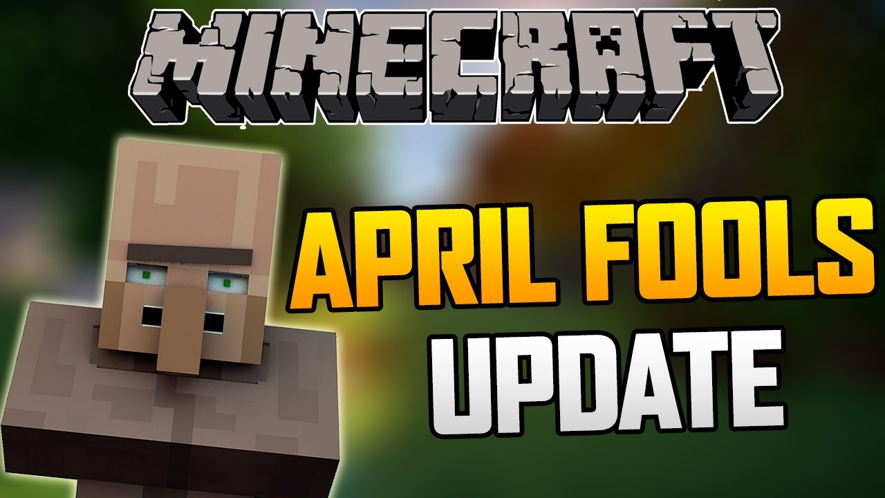 Minecraft: April Fools Day Update! Funny Villager Sounds! - YouTube