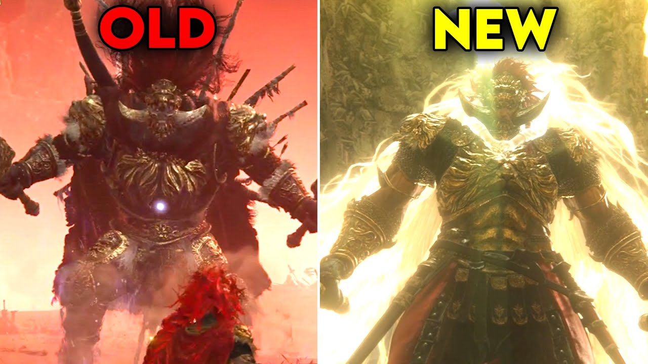 Young Radahn Vs Old Radahn Comparison (Elden Ring DLC Boss Comparison ...