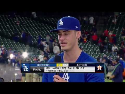 Cody Bellinger Postgame Interview | Dodgers vs Astros Game 4 World ...