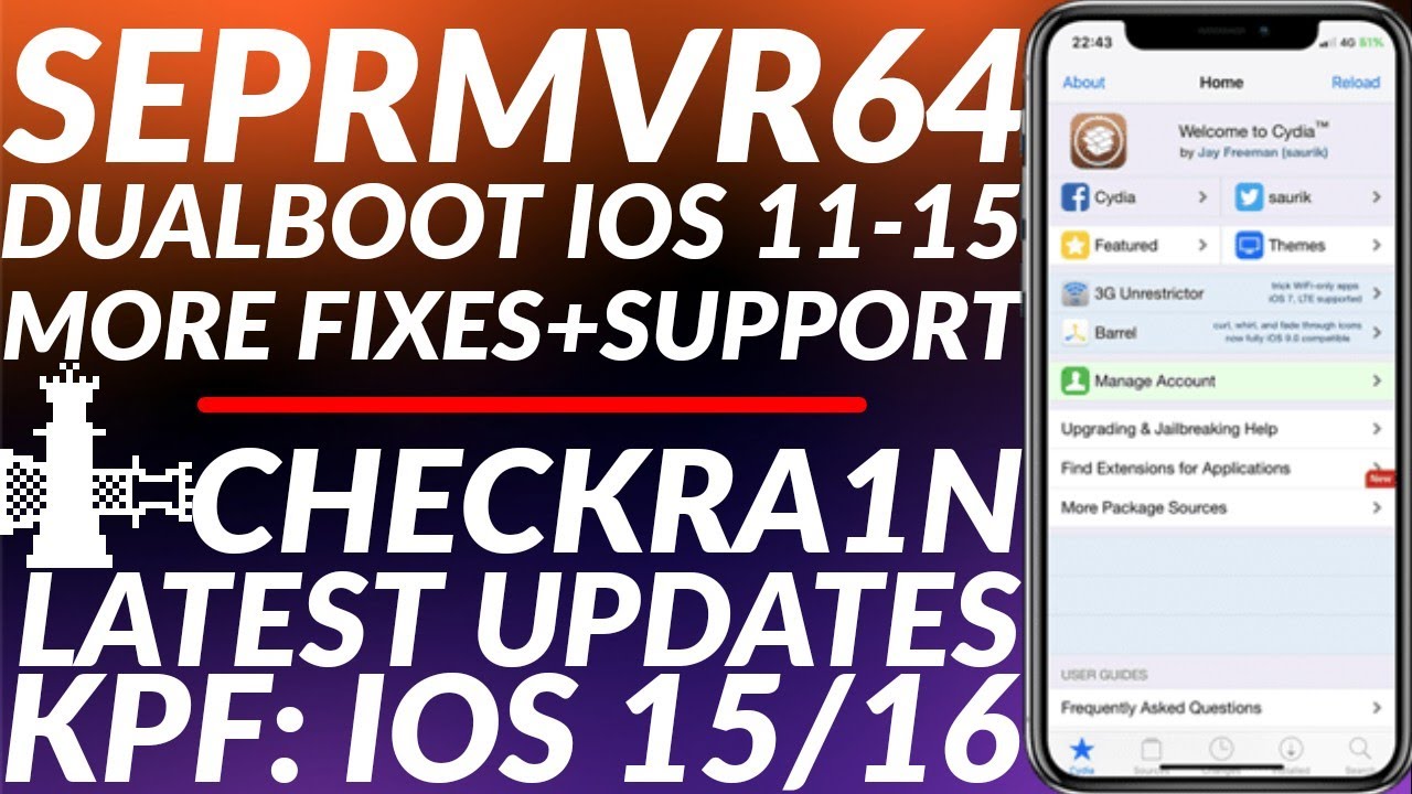 [UPDATES] Seprmvr64 Dual Boot iOS 11.0 for A11 & Lower + Latest ...