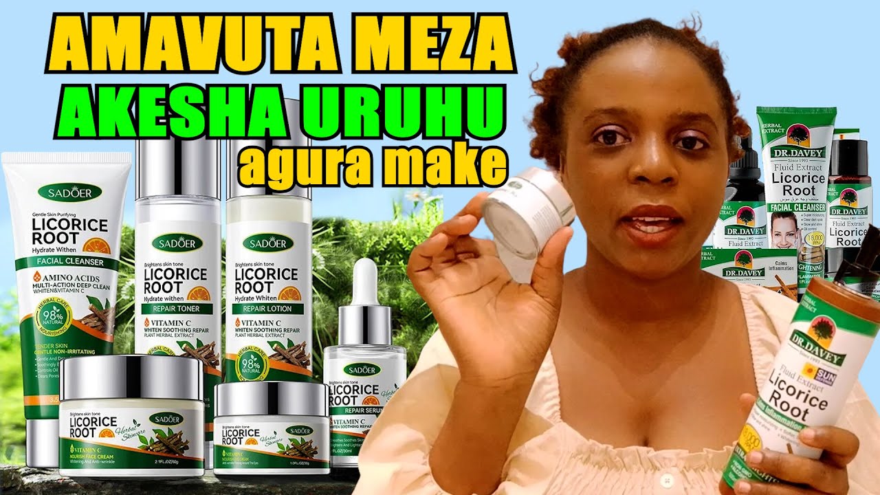 Dore Amavuta Meza yo Kwisiga mu maso (Amavuta Akesha Uruhu) - YouTube