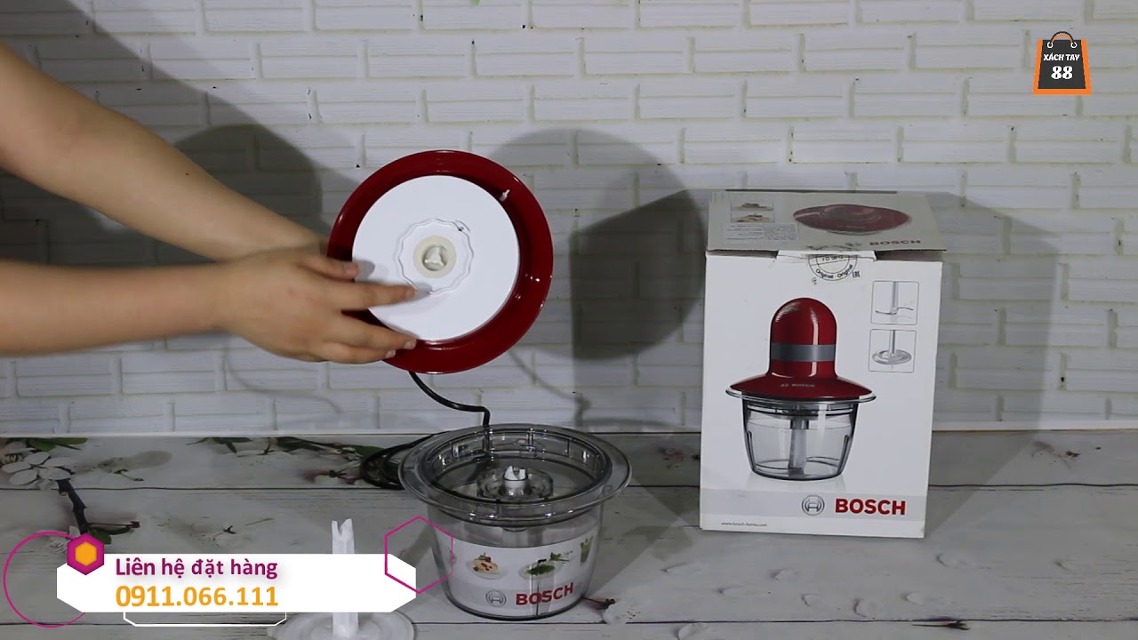 Máy xay thịt Bosch MMR08R2 - Made in Slovenia - YouTube