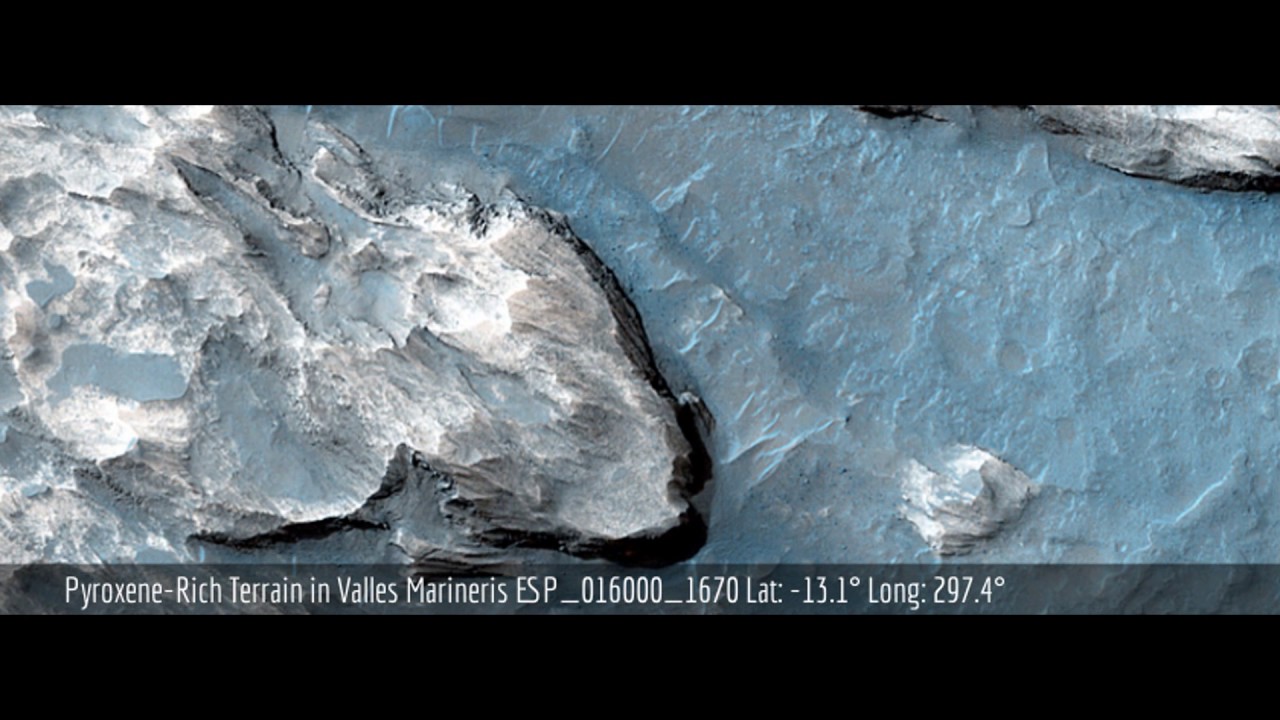 HiRISE HIGH RESOLUTION IMAGING SCIENCE EXPERIMENT Mars Pyroxene - YouTube