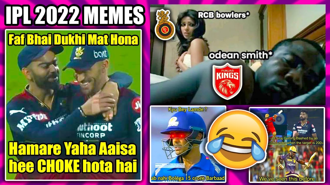 RCB vs PBKS Memes & MI vs DC Memes 😂 l IPL 2022 Memes - YouTube