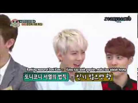 [Indo sub] HD 130814 EXO Weekly Idol Ep 108 part1
