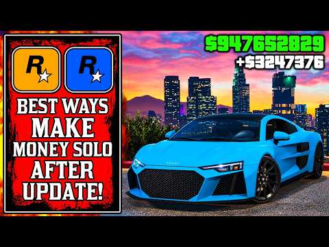 GET RICH NOW! The BEST WAYS To Make Millions SOLO After UPDATE in GTA Online! (GTA5 Fast Money)