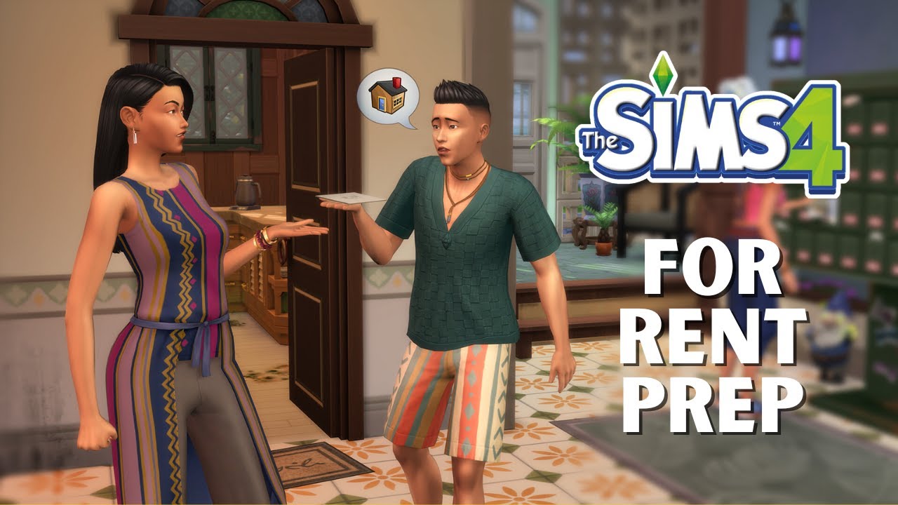 The Sims 4 Town Home Build - YouTube