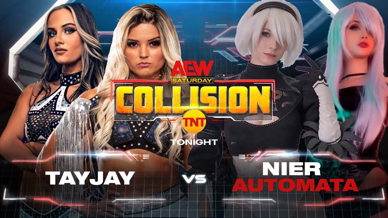 AEW Collision - TayJay vs. Nier Automata - YouTube