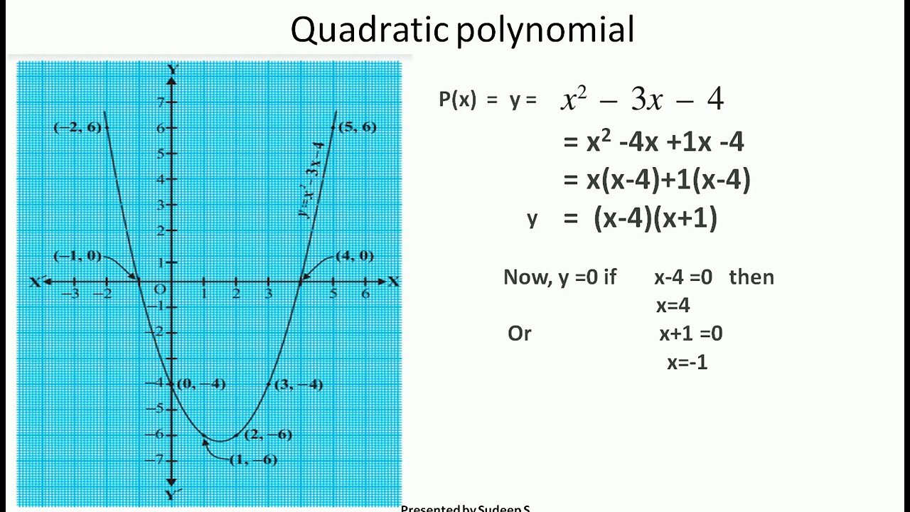 Grade 10 Math chapter -2 polynomial lecture 2 Geometrical Meaning of ...
