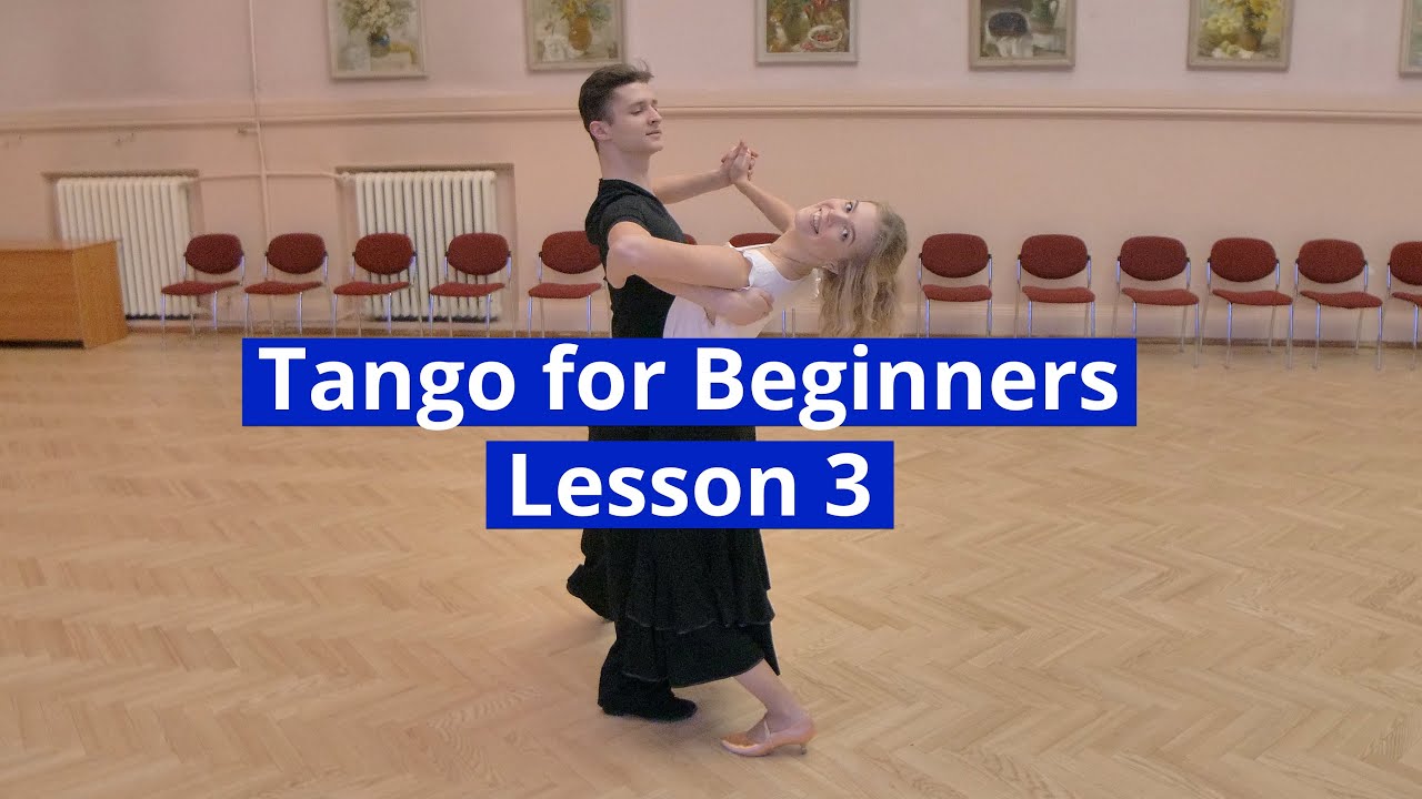 Tango for Beginners Lesson 3 | Natural Promenade Turn to Rock Turn ...