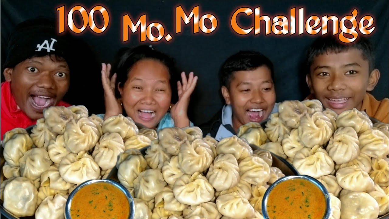 100 Momos Eating Challenge || Punisment Boka Lagne 😄😄 - YouTube