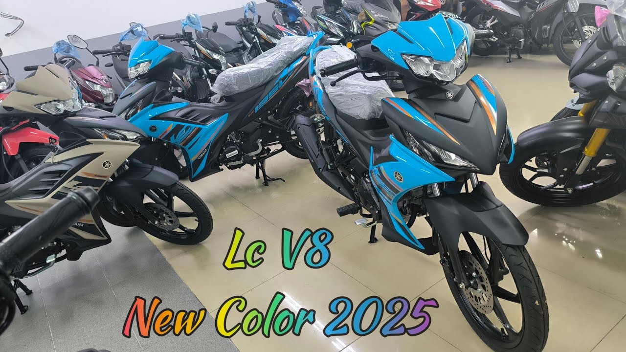 Yamaha 135LC V8 New Color..!! 2025 - YouTube