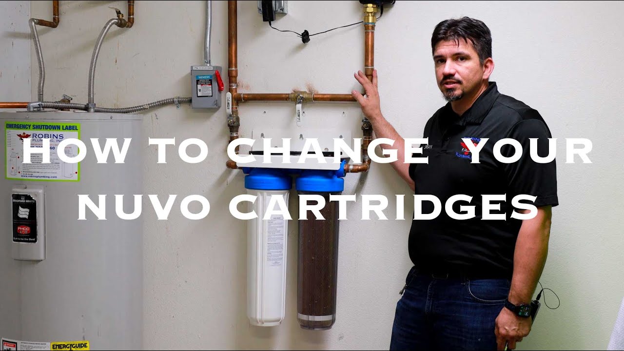 How To Change Your Nuvo H20 Water Treatment System Cartridges - YouTube