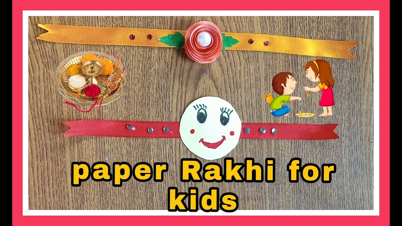 Origami rakhi / Diy rakhi / handmade Rakhi/ school competition Rakhi ...